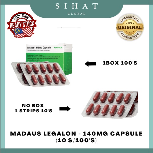 Madaus Legalon - 140mg Capsule (10's/100s) EXP3/24 | Shopee Malaysia