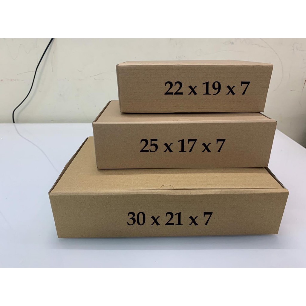 1 cardboard box with snap lid size 25x17x5 cm carton box | Shopee Malaysia