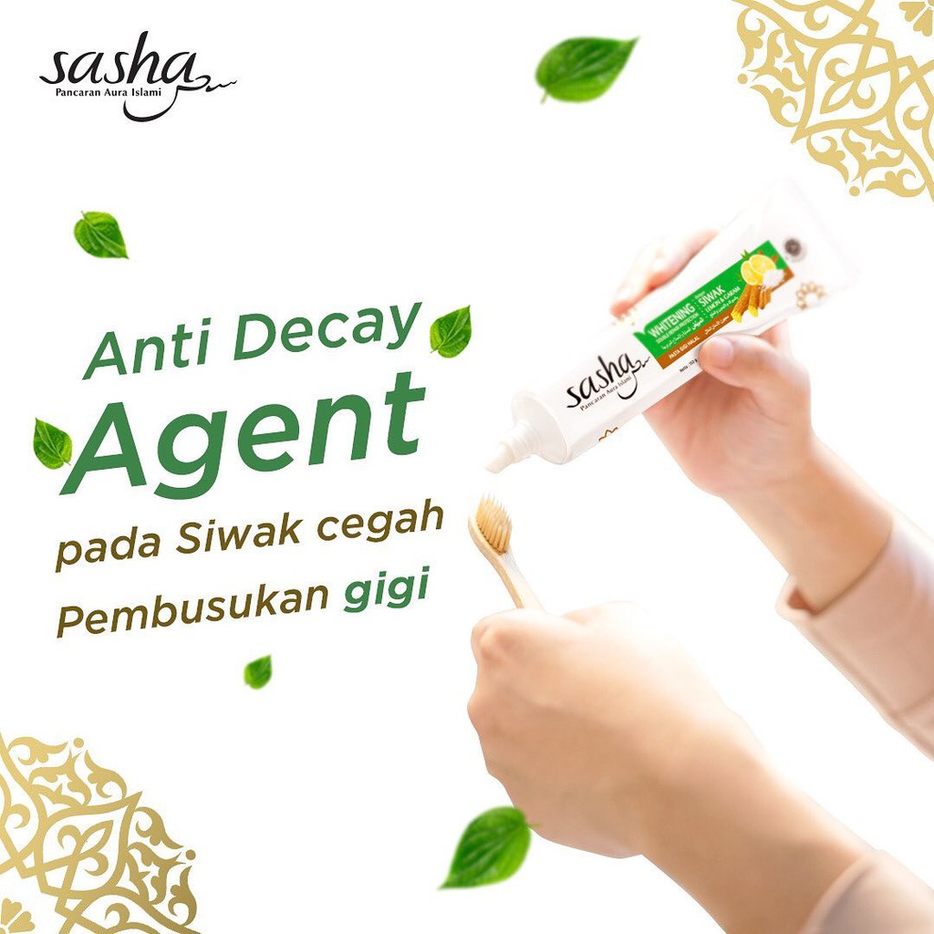 Sasha Toothpaste Toothpaste Halal Whitening 150 gr | Shopee Malaysia