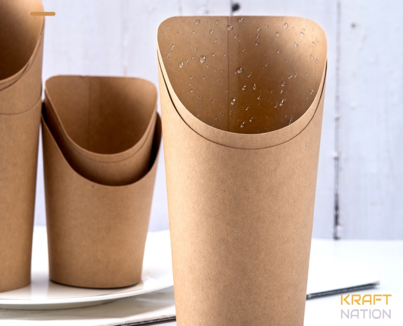 [Wholesale] Premium Kraft Paper Waffle / Eggette / Fries / Snack ...