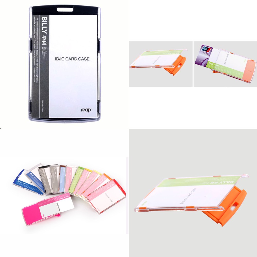 Casing Name Tag ID Acrylic Card Holder Model Vertical Name Tag IDCard ...
