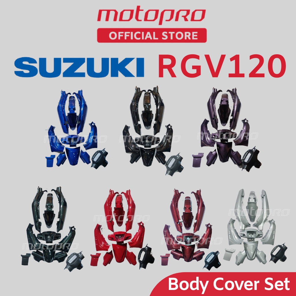SUZUKI RGV120 Full Body Cover Set Kit Color Parts Bodyset Coverset Dark ...