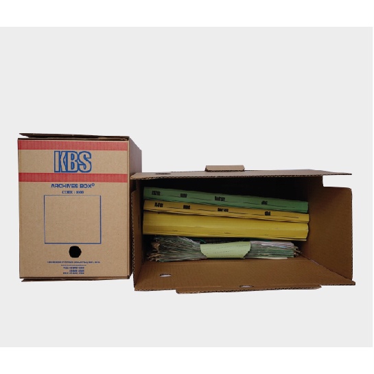 Document Storage Box (A4 and F4 document) (368mm x 197mm x 260mm) KBS ...