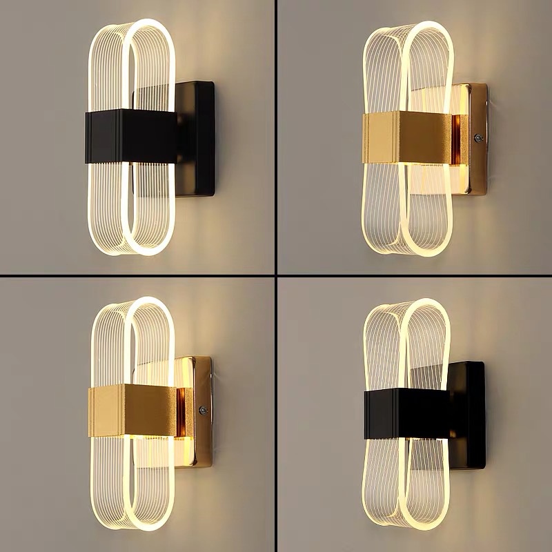 Twill/Vertical LED wall light 3colors light living room wall light ...