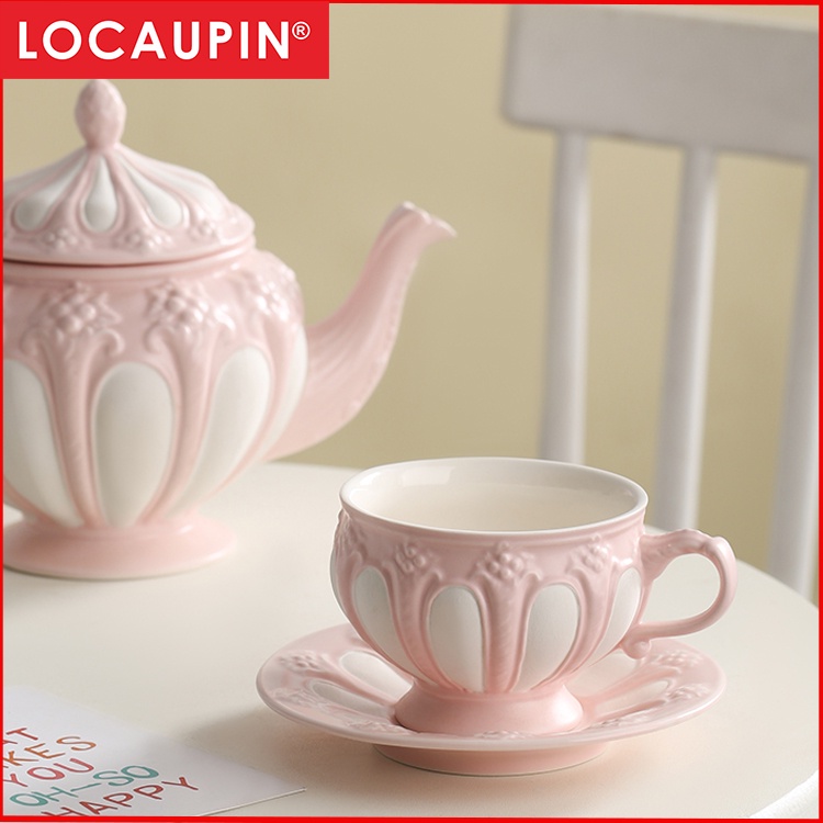 Locaupin Ceramic Tea Pot, Coffee Pot, European Ceramic Vintage Teapot ...