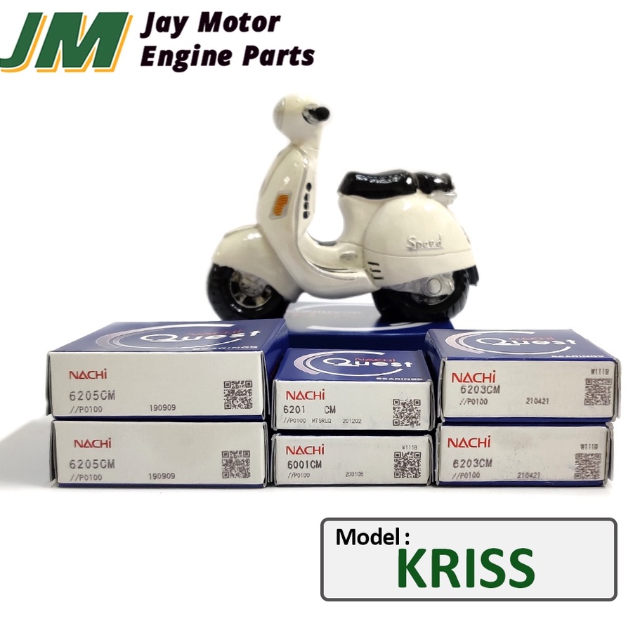 NACHI ENGINE BEARING SET HONDA JAPAN / THAILAND { WAVE125 / WAVE110 ...