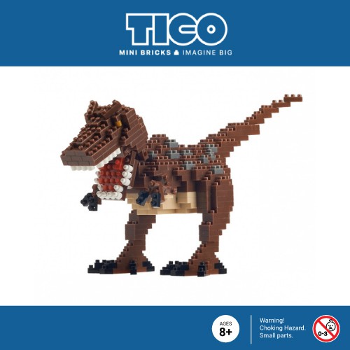 TICO Mini Bricks JURASSIC Series - Tyrannosaurus | CLASSICAL DINOSAUR ...