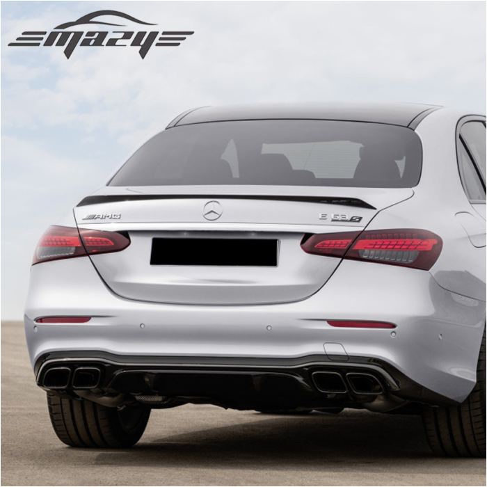 Mercedes-Benz E-Class W213 E260 E300 2016+ E63S rear wing fixed wind ...