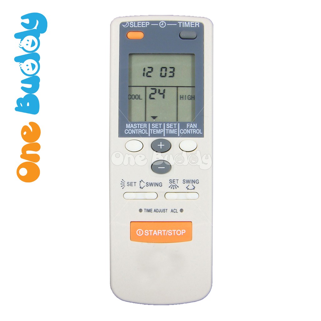 FUJITSU Aircon Remote Control AR-JW1 Replacement | Shopee Malaysia