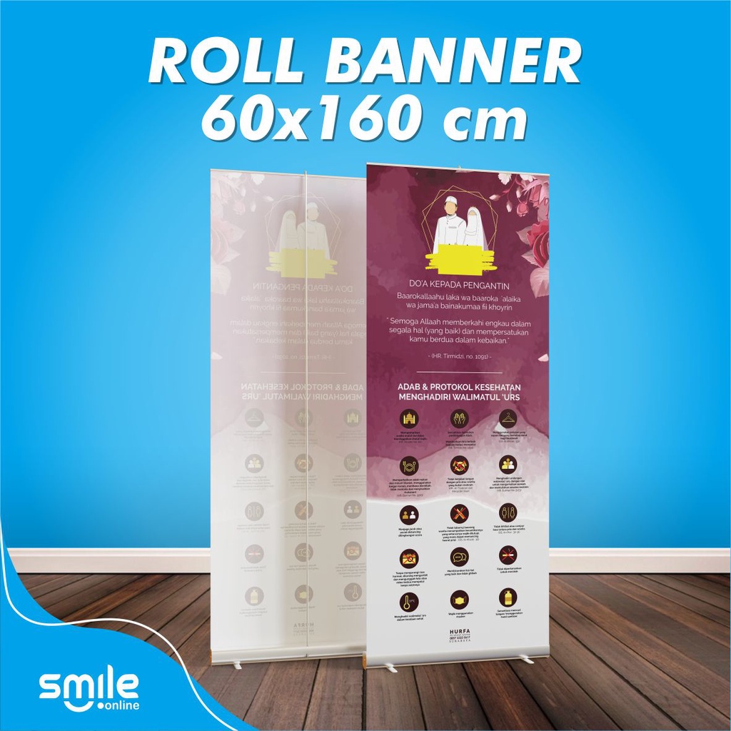 Print+roll UP BANNER STAND Frame 60X160 | Shopee Malaysia