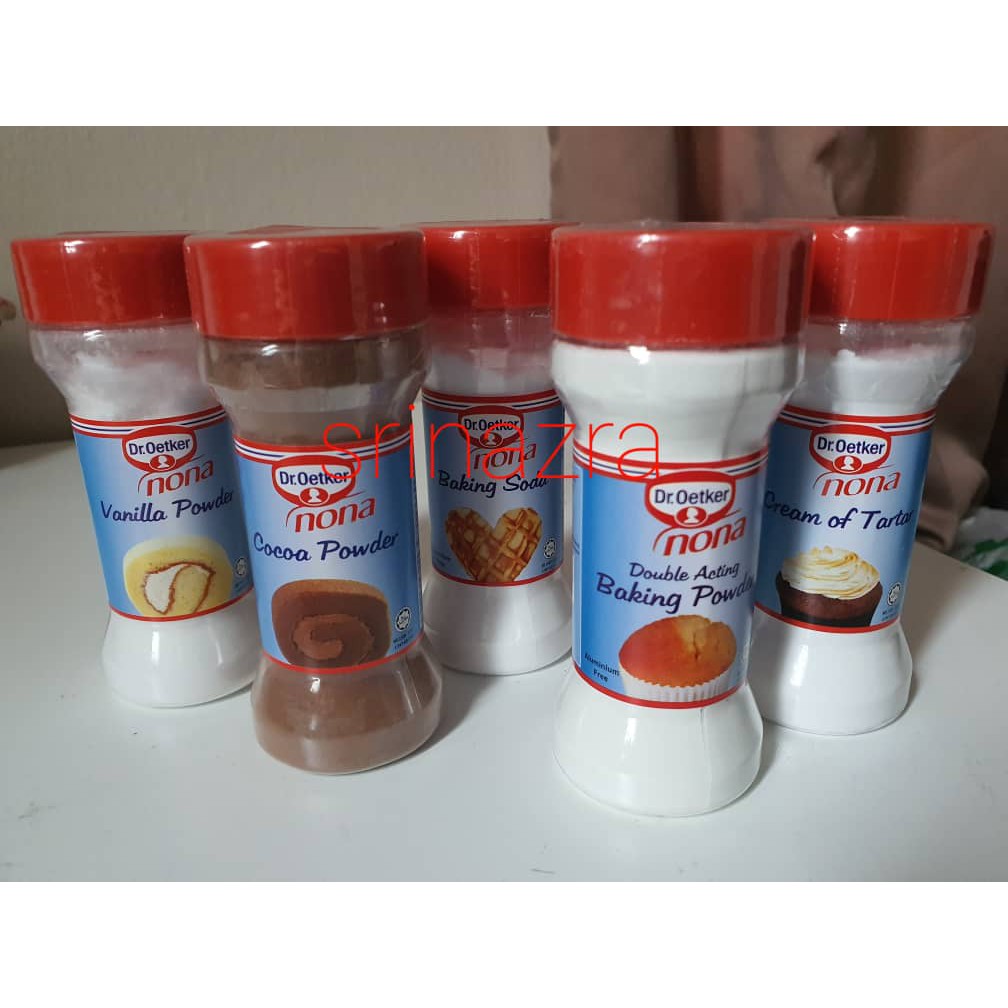 Nona Dr Oetker Vanilla Vanila Powder Double Acting Baking Soda Cream of ...