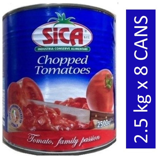 𝐒𝐈𝐂𝐀 𝐂𝐇𝐎𝐏𝐏𝐄𝐃 𝐓𝐎𝐌𝐀𝐓𝐎 𝟖 𝐜𝐚𝐧𝐬 𝐱 𝟐.𝟓 𝐤𝐠 - Expiry Dec 31st 2025 | Shopee Malaysia