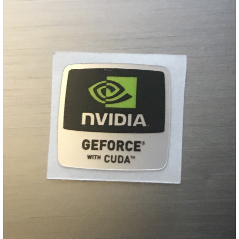 Nvidia GeForce logo Sticker Sticker with Cuda ori | Shopee Malaysia