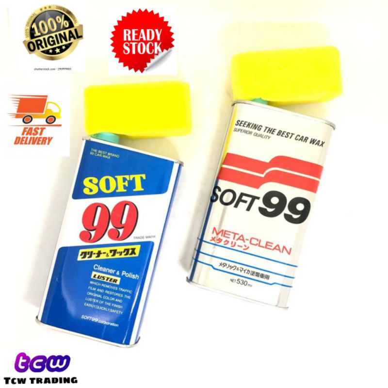 SOFT 99 CLEANER & POLISH WAX made in japan | Shopee Malaysia