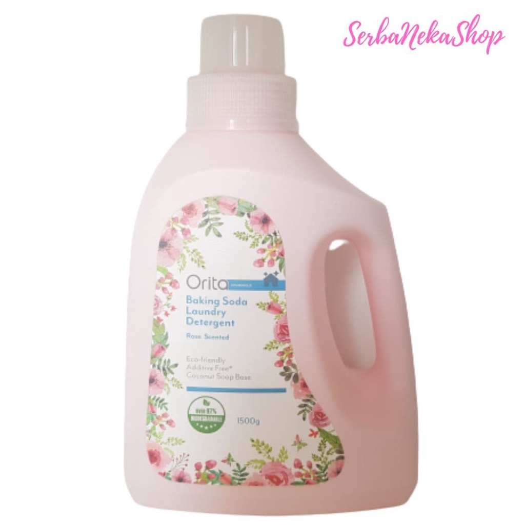 ORITA BAKING SODA LAUNDRY DETERGEN ROSE 1500G | Shopee Malaysia