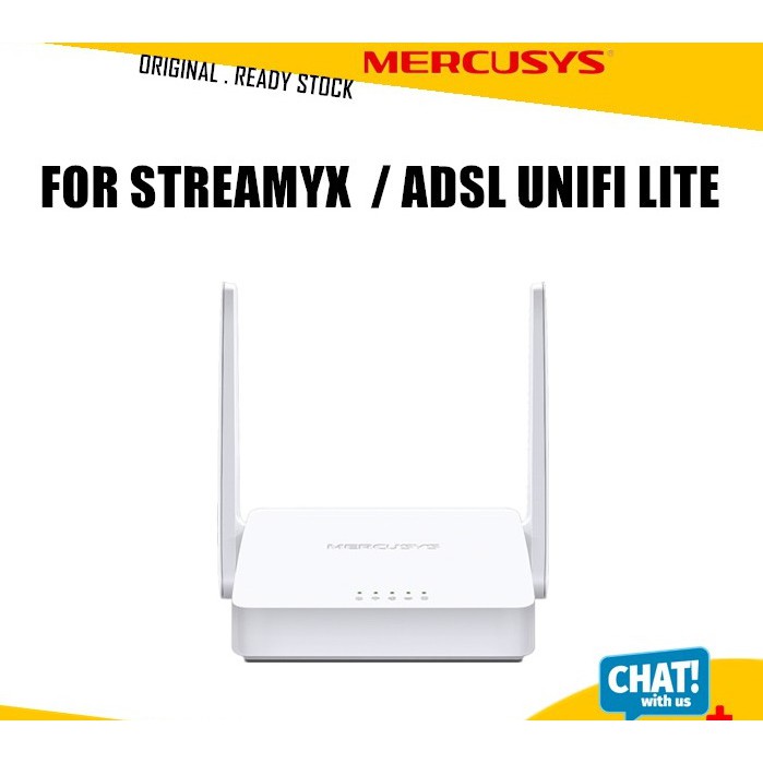 MERCUSYS TPLINK MW300D Wireless ADSL Streamyx / Unifi Lite Modem Router ...