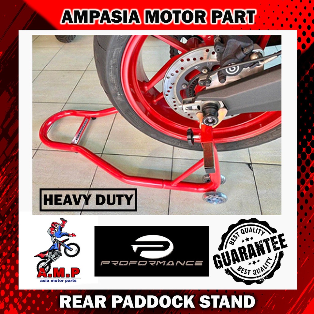 Universal Rear Paddock Stand Motorcycle Y15, Y15ZR, RS150, LC135, MT09 ...