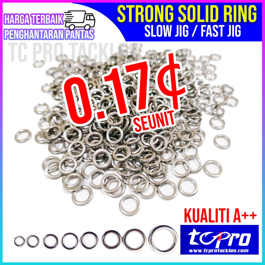Jigging Solid Ring 304 Stainless Steel Slow Fast Jig Assist Borong ...