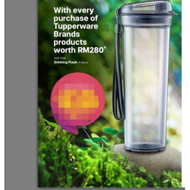 Tupperware Drinking Flask 600ml (1pcs) | Shopee Malaysia