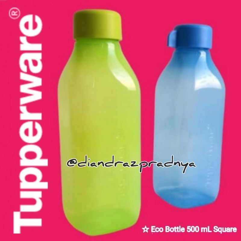 Eco Tupperware Square Bottle 500ml | Shopee Malaysia