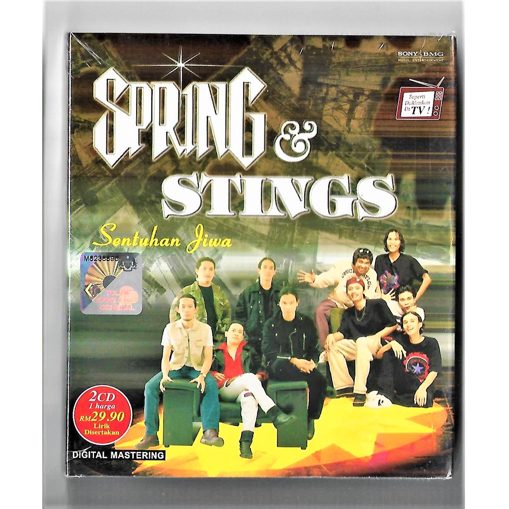 Spring & Stings - Setahun Jiwa ( 2 CD ) | Shopee Malaysia