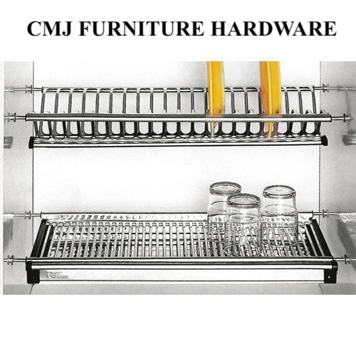 Modern Luxury Stainless Steel #SUS304 #SUS201 Quality 2 Tier Dish Rack ...