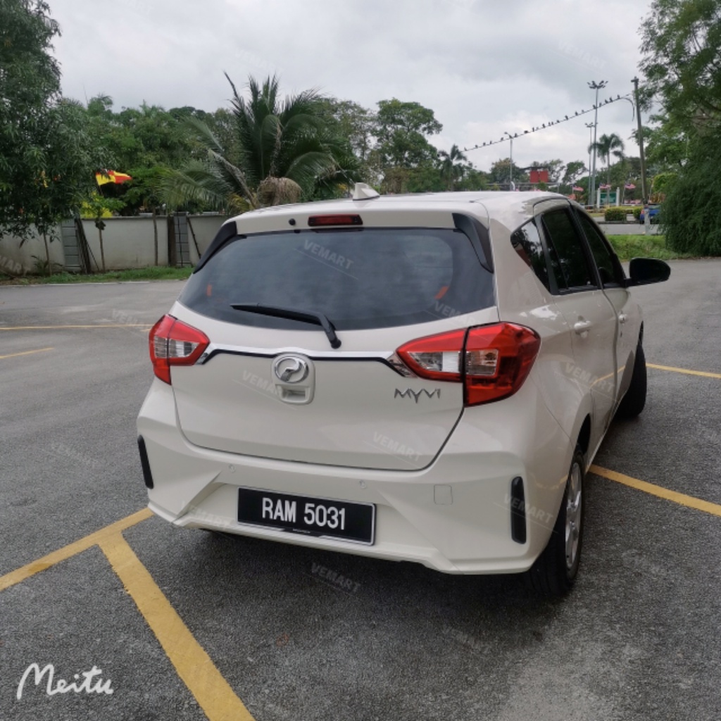 Vemart Perodua myvi gen3 g3 2018-2022 car back door trim garnish ...