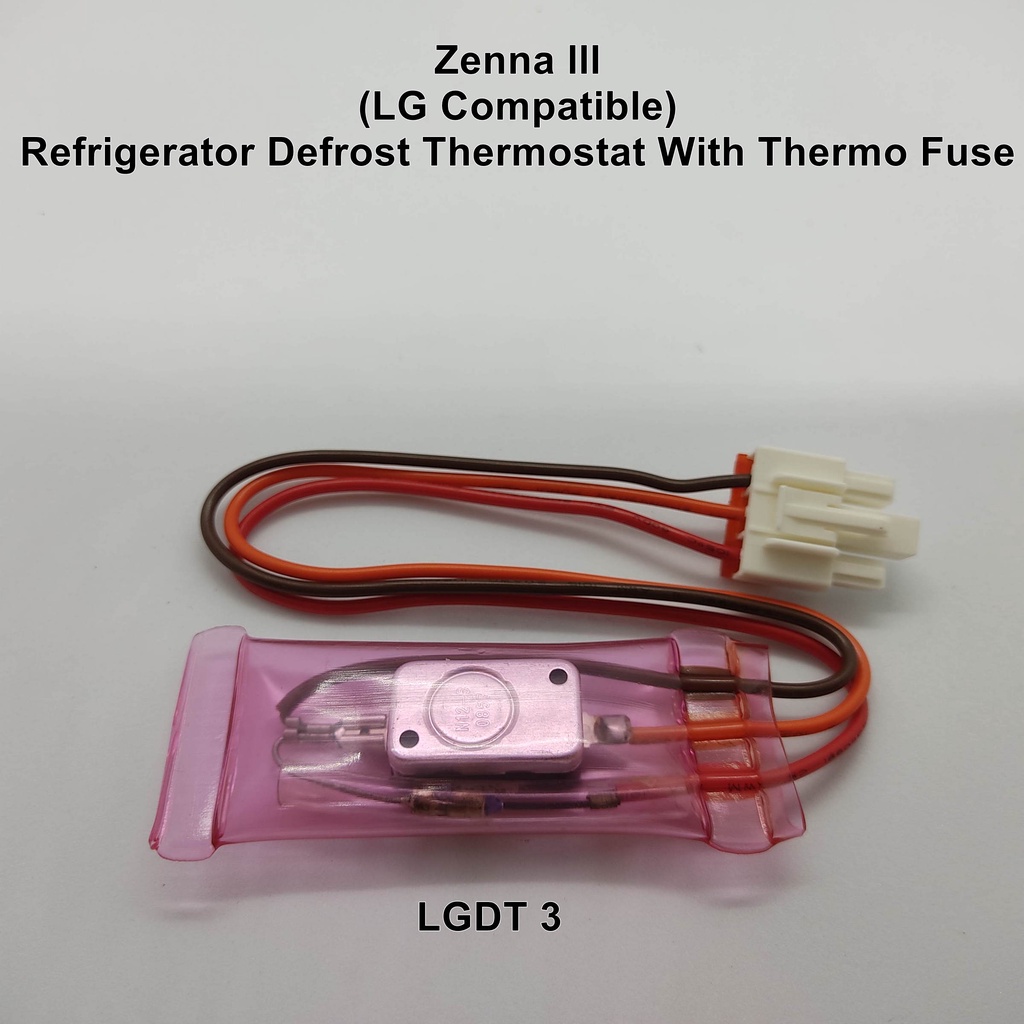 (LG Compatible) Refrigerator Defrost Thermostat Square With Thermo Fuse ...