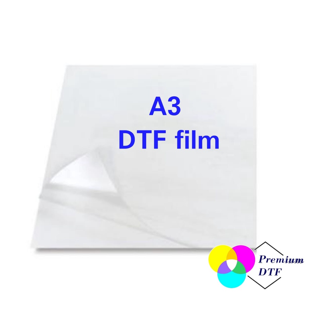 DTF A3 Heat Press Film - Hot Peel (50PCS/100PCS) | Shopee Malaysia
