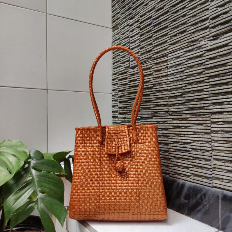 Premium 2-LINE Woven BALI JALI Bag | Shopee Malaysia