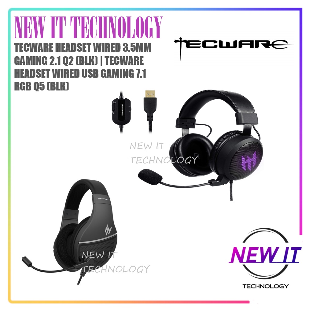 Tecware Q2 & Q3 & Q5 / Gamdias Hebe M1 RGB Virtual 7.1 Surround Sound ...