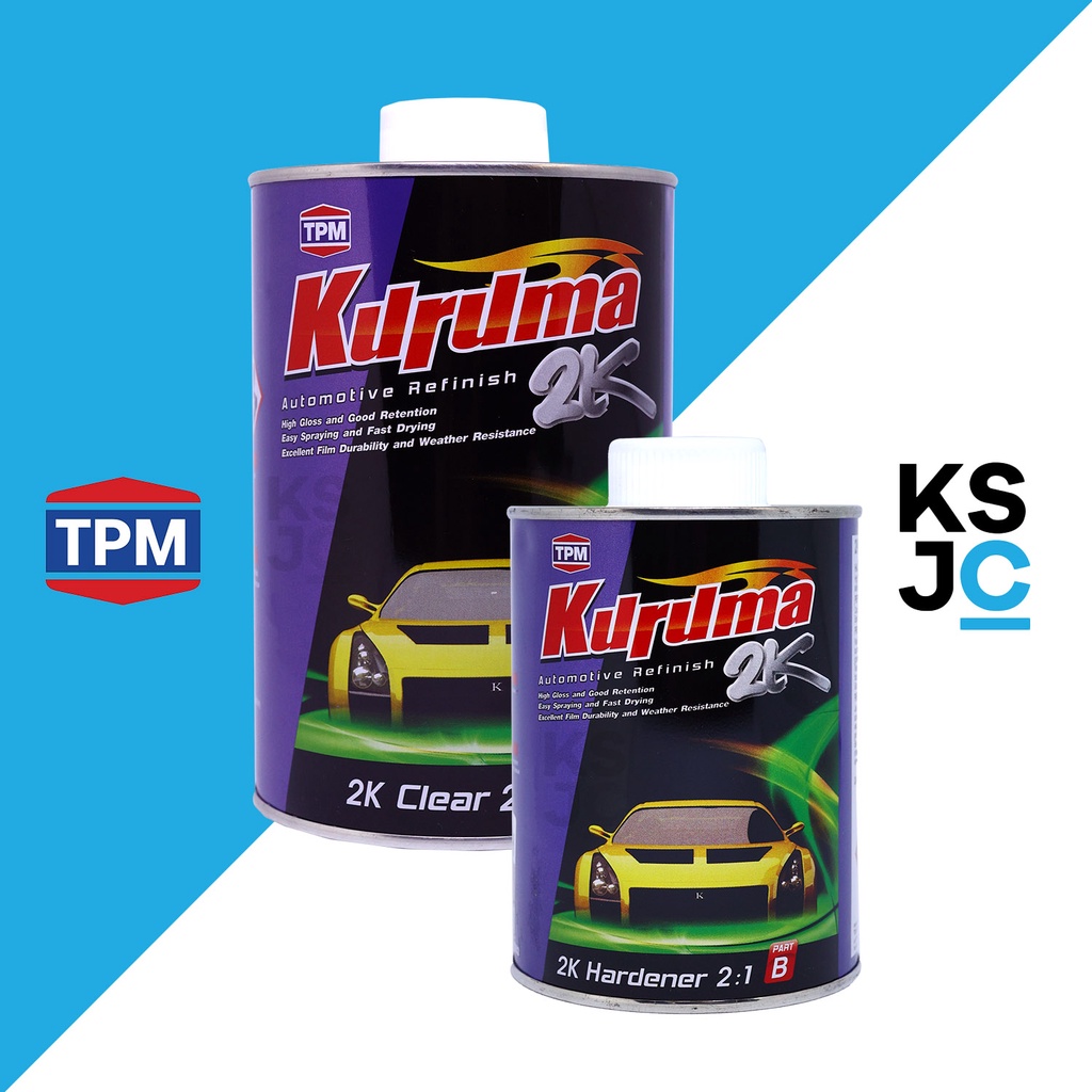 TOA/TPM Kuruma 2K Clearcoat(1L) + Hardener(0.5L) | Shopee Malaysia