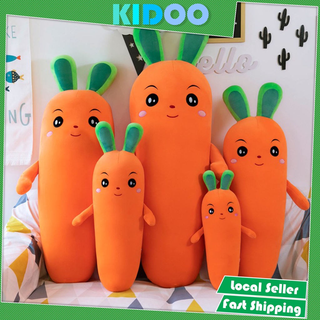 KIDOO 40/60cm Creative Lovely Cute Rabbit Carrot Plush Toy Doll Cute ...