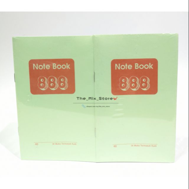 60Books/pack 888 Note Book(Ready Stock) | Shopee Malaysia