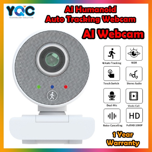 Webcam Full HD AI Humanoid Auto Tracking Webcam Super WDR Live ...