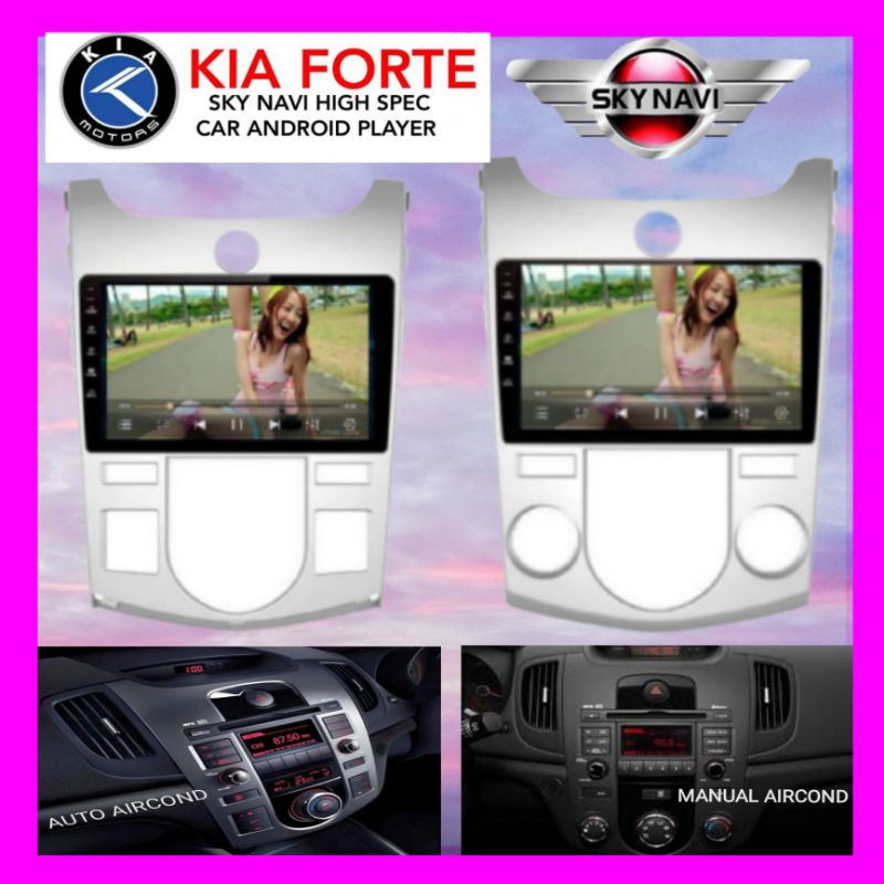 KIA FORTE SKY NAVI T3L HIGH SPEC CAR ANDROID PLAYER | Shopee Malaysia