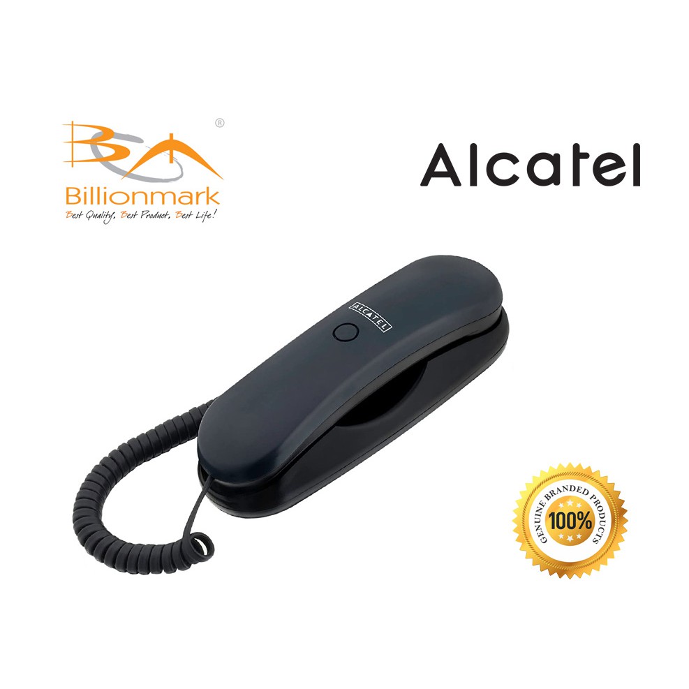 ALCATEL Temporis Mini Slim Wall Mounted Landline Phone (Black ...