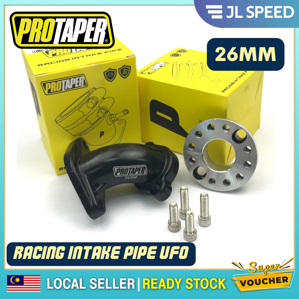 PROTAPER RACING TENGKUK INTAKE PIPE UFO UNIVERSAL 26MM EX5 DREAM KRISS ...