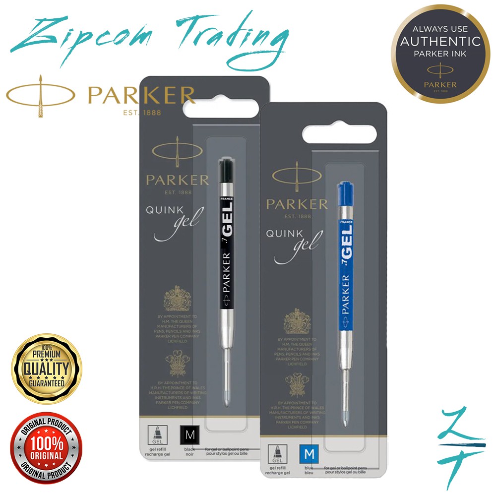 PARKER QUINK Flow Ballpoint Pen Ink Refill ( Fine & Medium Point ) | Shopee Malaysia