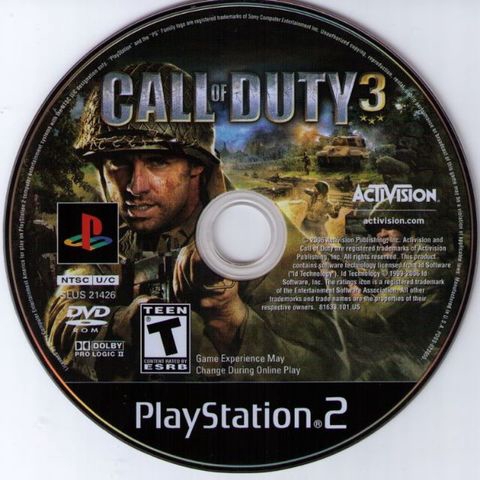 🔥PS2 CD DVD Games🔥 Call of Duty 3 (Dvd Game) | Shopee Malaysia