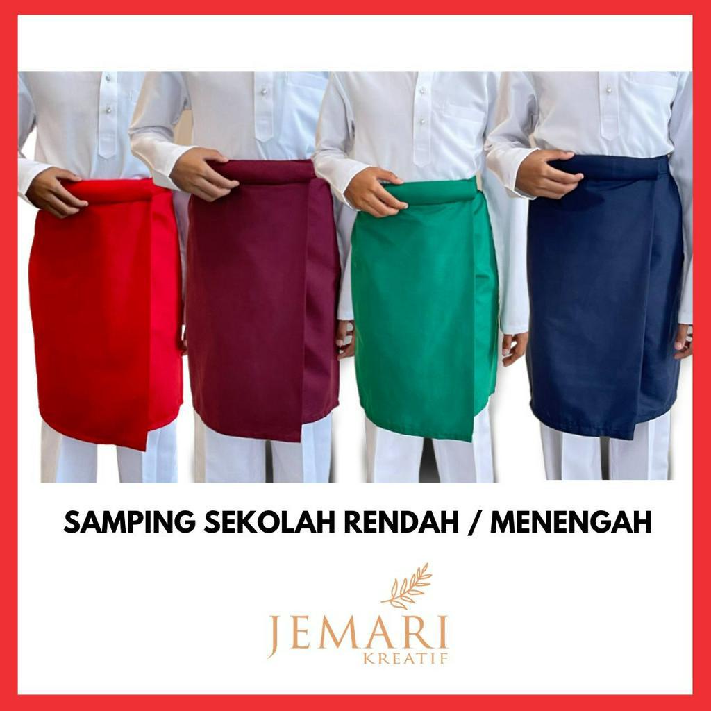 SAMPING SEKOLAH INSTANT SAMPING BUDAK SEKOLAH SAMPIN BAJU MELAYU SAMPIN ...