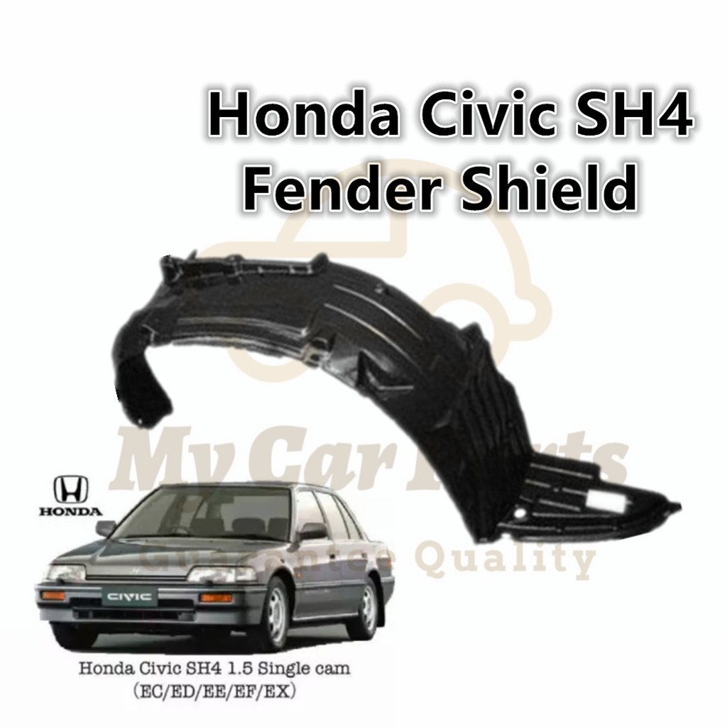 Honda Civic SH4 ED/EX 1988-1991 FRONT Daun Pisang (Fender Liner ...