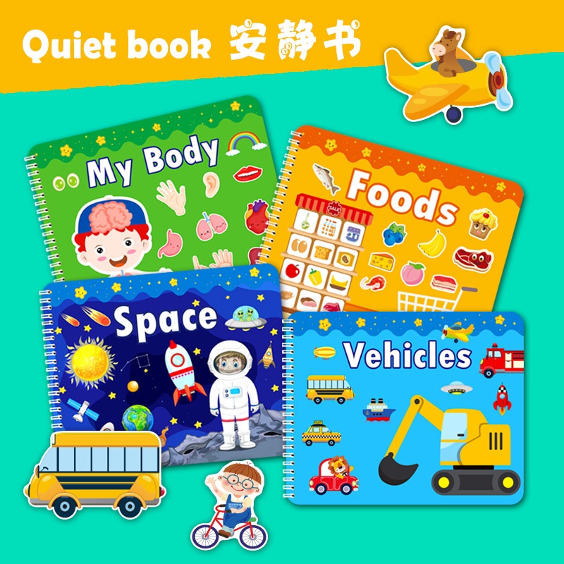 Toddler Activities Preschool Learning Busy Book Busy Binder Quiet Books ...
