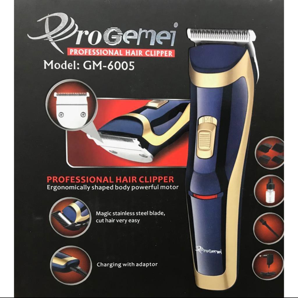 Gemei GM-6005 Rechargeable Trimmer Hair Cutter Machine/Hair Style ...