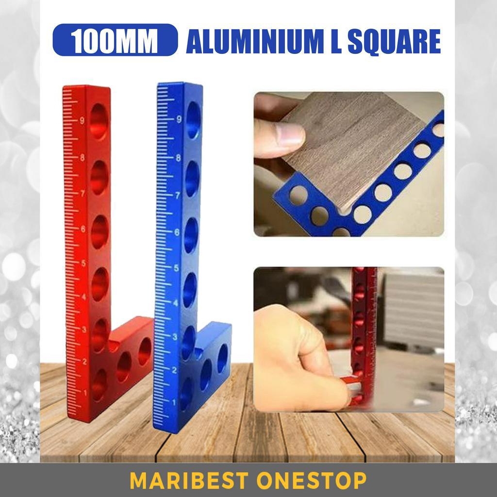 Aluminum Alloy Square Ruler 100mm Height Gauge 90 Degrees L-Square ...