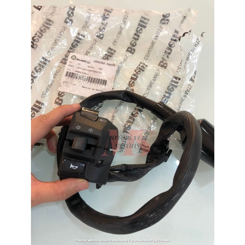 LEFT HANDLEBAR SWITCH BENELLI 150S HANDLE SWITCH ORIGINAL | Shopee Malaysia