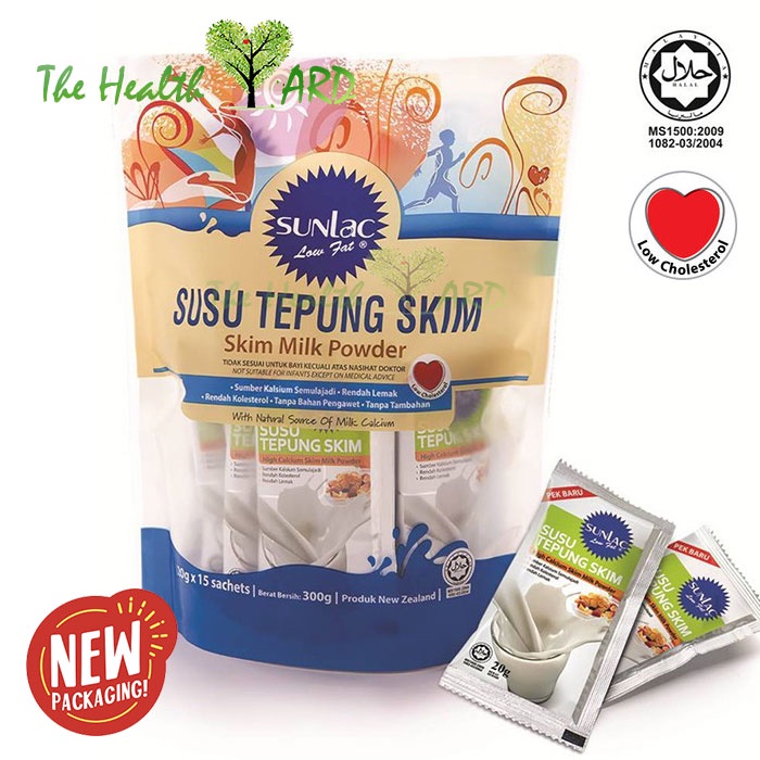 Sunlac Instant SKIM Milk Powder 20g x 15 packets | Shopee Malaysia