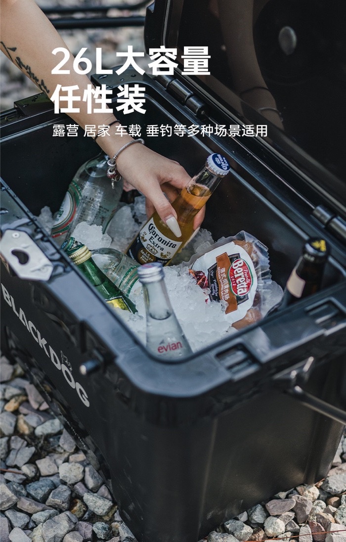 BLACKDOG NEW 26L Portable Cooler Box Outdoor Insulation Box Camping ...