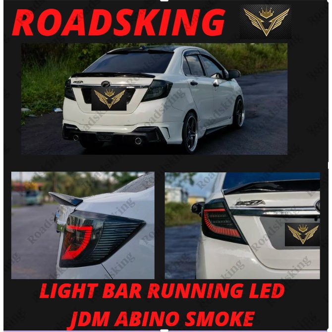NEW MODEL PERODUA BEZZA TAIL LAMP LIGHT BAR RUNNING LED JDM ALBINO ...