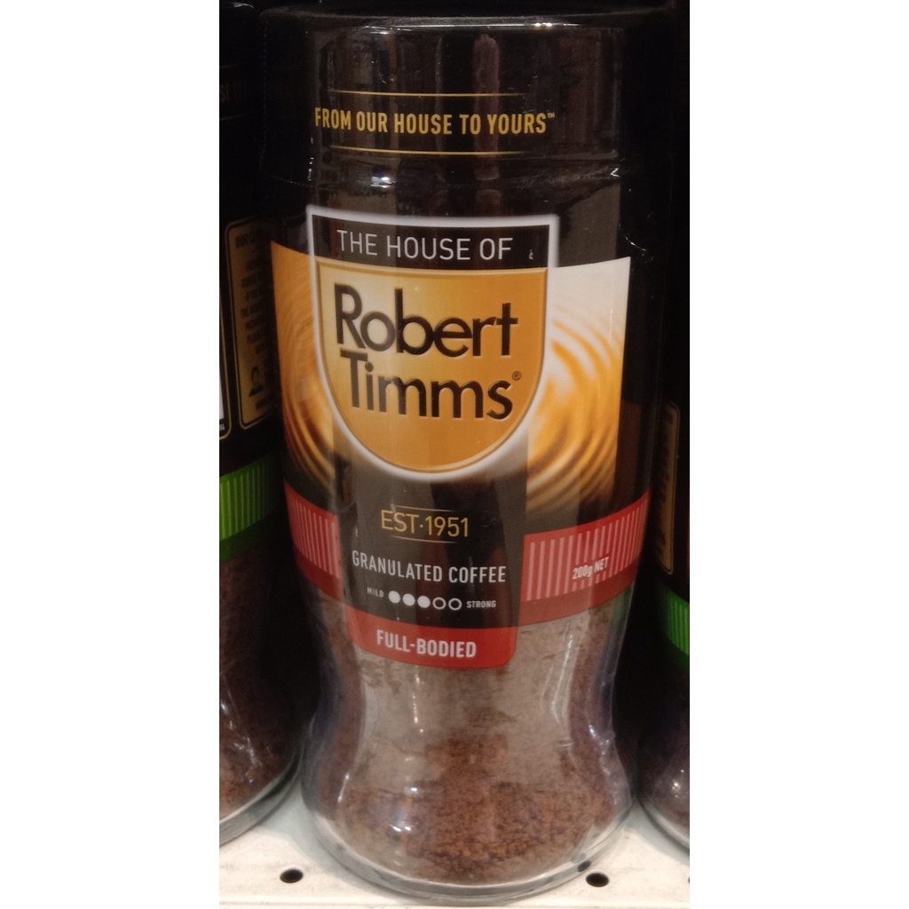 Robert Timms Granulated Coffee 200g Full-Bodied | Shopee Malaysia